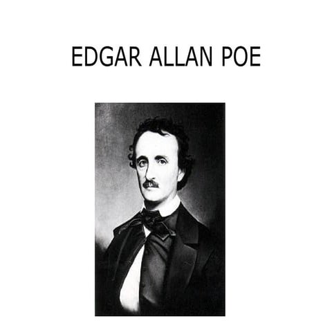 Introducing Edgar Allen Poe within Gothic Literature 2025 | PPT