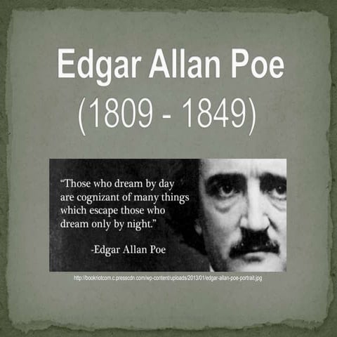 Edgar Allan Poe (1809-1849) | PPT