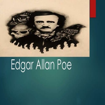 presentación de Allan poe "El retrato Oval" | PPTX