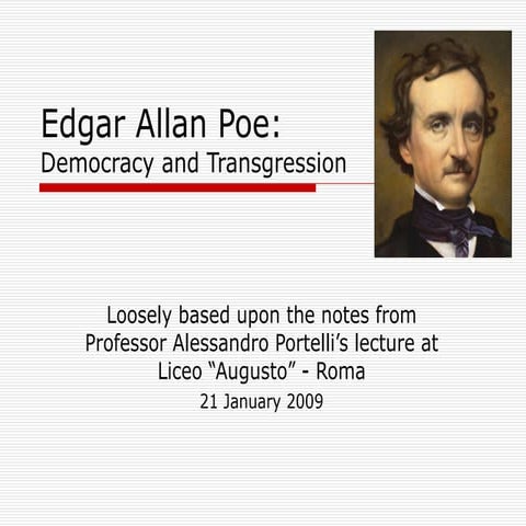 Edgar Allan Poe Power Point | PPT