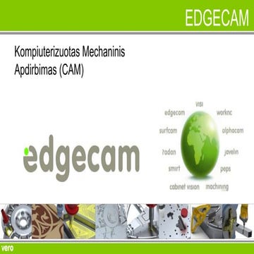 Edgecam intro 2013 LT | PPTX