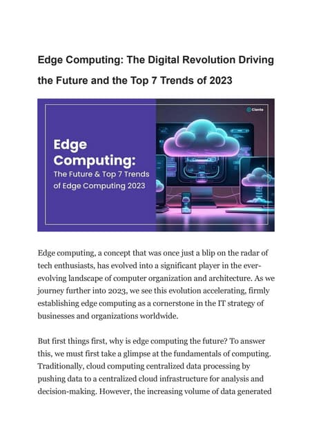 Cloud Computing Trends | PDF