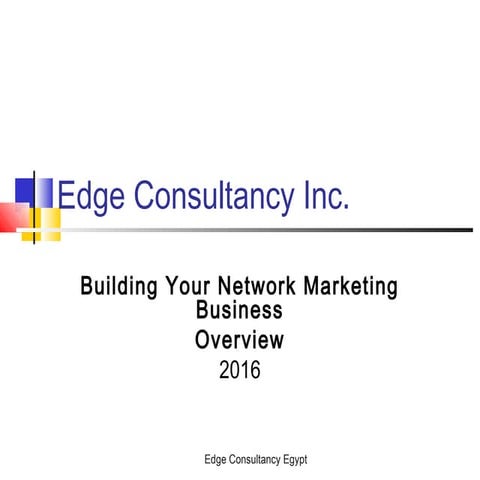 Edge consultancy inc jim rohn - build your market biz | PPT