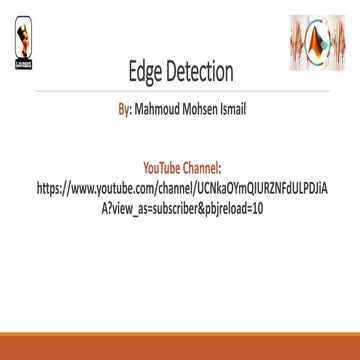 Edge detection | PPT
