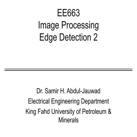 EdgeDetection.ppt minimum character pptt | PPT
