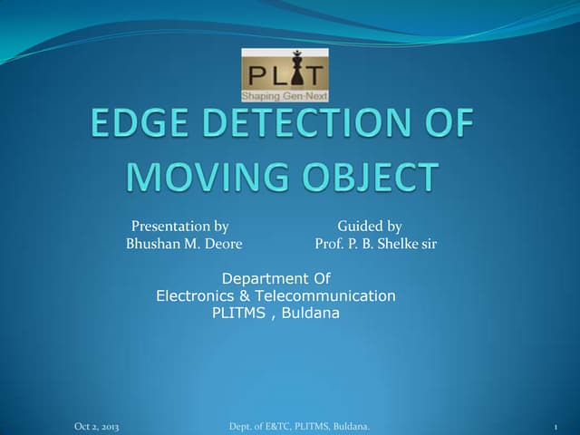 Edge Detection Of Video Using Matlab Code Ppt