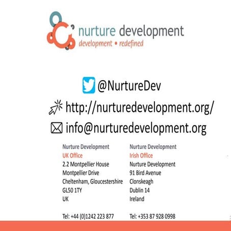 Asset based community development with Cormac Russell, Nurture ...