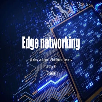 Edge networking | PPT