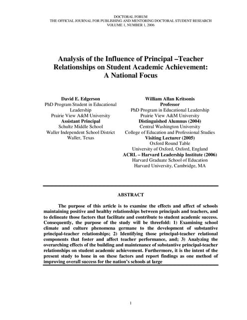 Teacher as curriculum leader | PDF