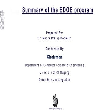 Summary of EDGE program- Bangladesh.pptx