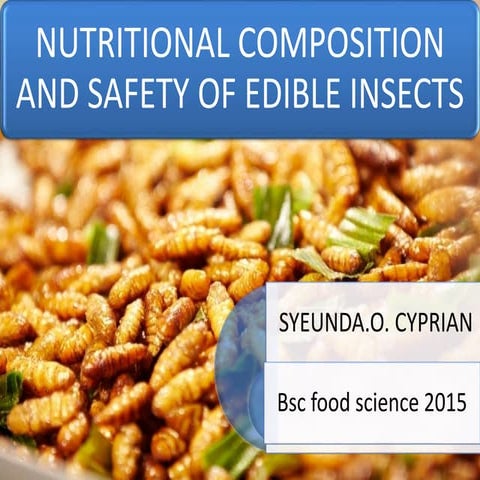 Edible insects | PPTX