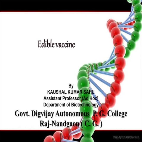 Edible vaccine | PPT