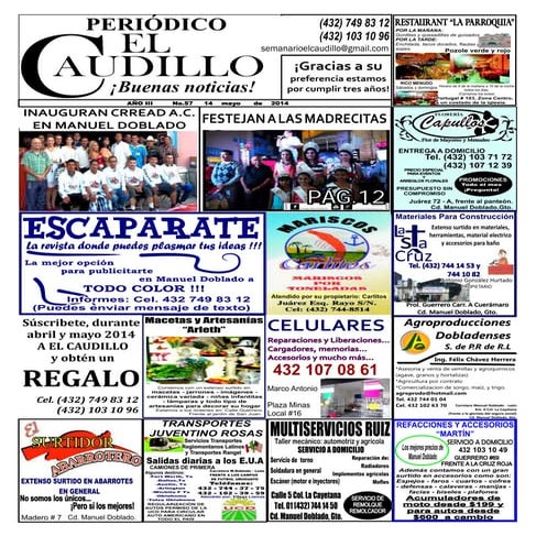 Periódico El Caudillo Edición 57 | PDF