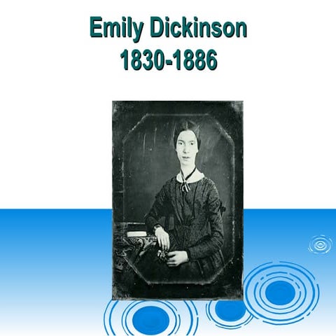 E dickinson | PPT