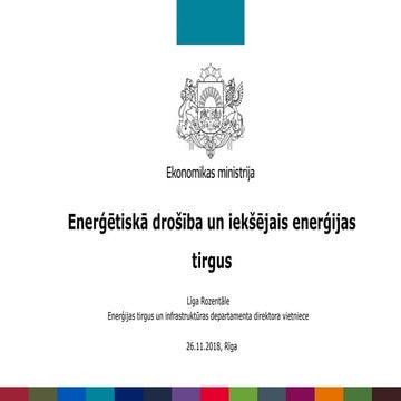 Enerģētiskā drošība un iekšējais enerģijas tirgus | PDF