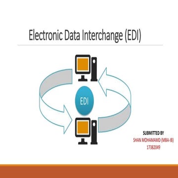 Edi (electronic data interchange)retail marketing | PPT