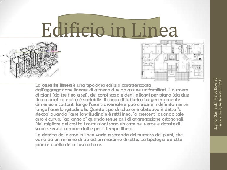 Edifici in linea