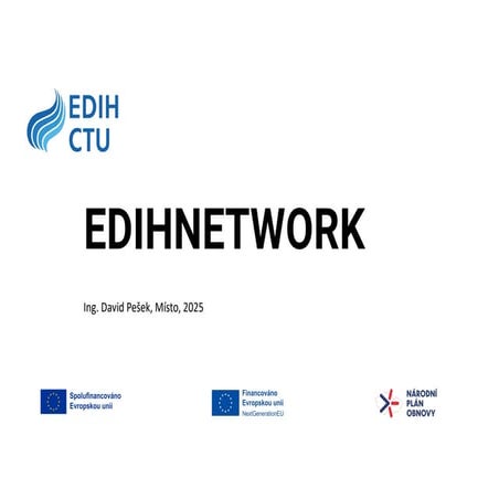 EDIH Showcase in PSO and SME sectors, in a nutshell | PPT