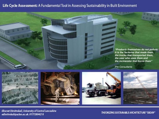 Life Cycle Assessment | PPT