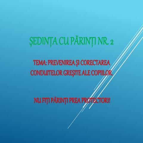 șEdința cu părinți nr | PPTX