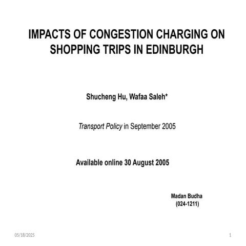 congestion price in Edinburgh power.pptx