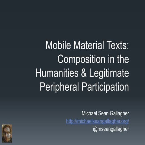Multimodal Composition via Mobile Technology | PPT