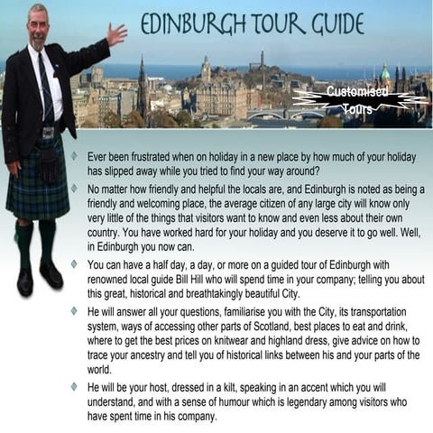 Edinburghtourguide | PPT | Day Trips | Travel Type