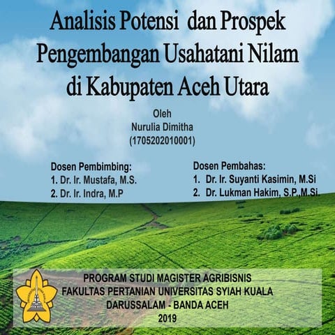 analisis ppotensi dan prospek nilam di aceh utara 281019.pptx