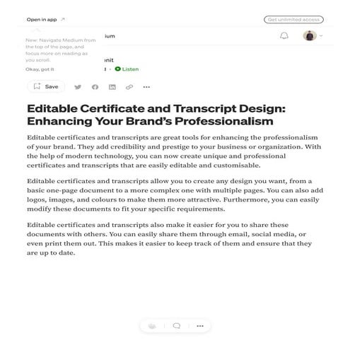 Editable Certificate and Transcript Design_ Enhancing Your Brand’s ...