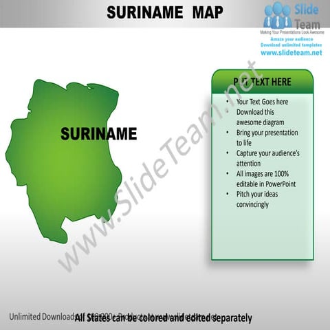 Editable namibia power point map with capital and flag templates slides ...