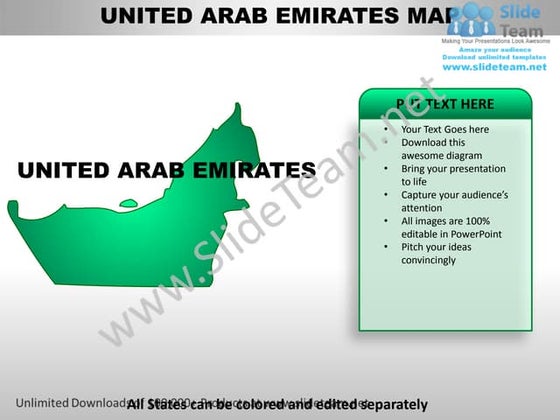 Editable belarus power point map with capital and flag templates slides ...