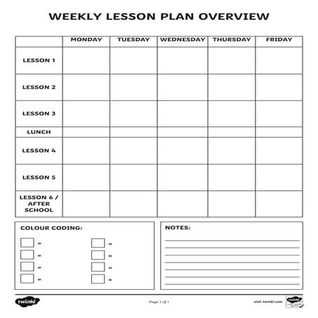 Editable Weekly Lesson Overview crafts.docx