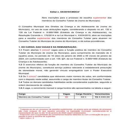 Modelo de Edital final | DOCX