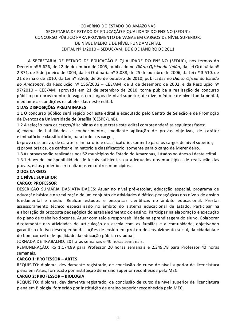 Edital Concurso Publico