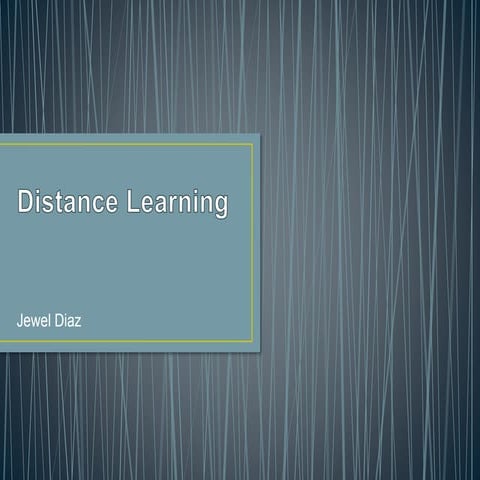 Managing Open/distance learning: Opportunities and challenges | PPTX