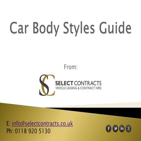 Car Body Style Guide | PPTX