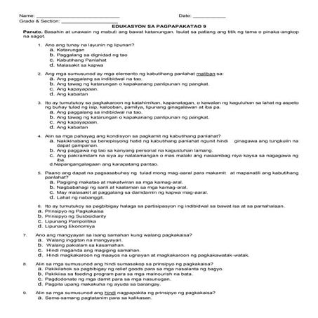 Quarter 2 esp 8 module 17 to 20 kapwa.. | PPTX