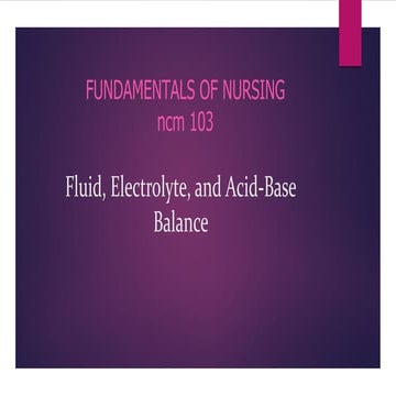 Fluid Volume Deficit Nursing Care Plan | PDF