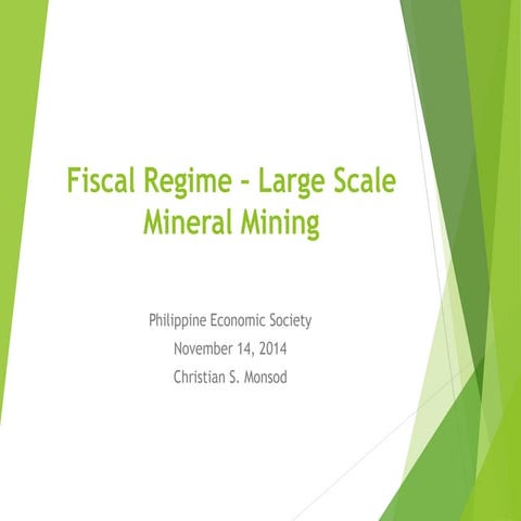 Mining Presentation-11142014 | PPTX | Government Support and Welfare ...
