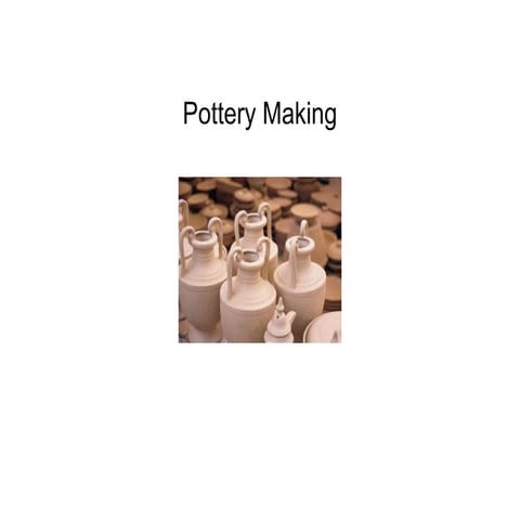 Producing Pottery | PPT