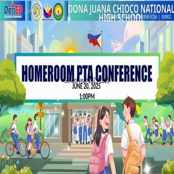 edited CLASS ORIENTATION.pptx homeroom pta conference | PPTX