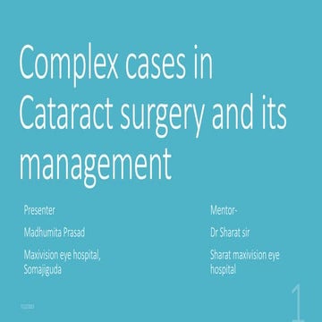 Intracapsular Cataract extraction | PPTX