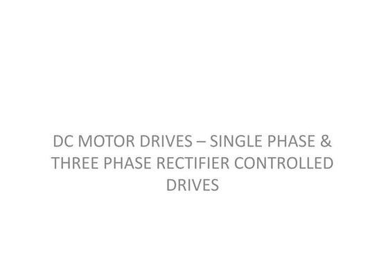 Speed control of dc motor | PPT