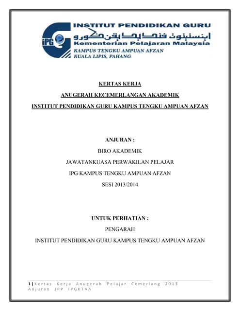 Kertas Kerja CSR | PDF