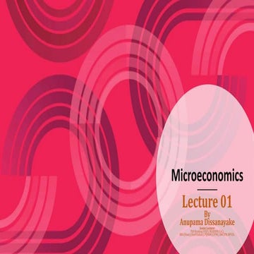 Lesson 01- Introduction to macro economics | PPT