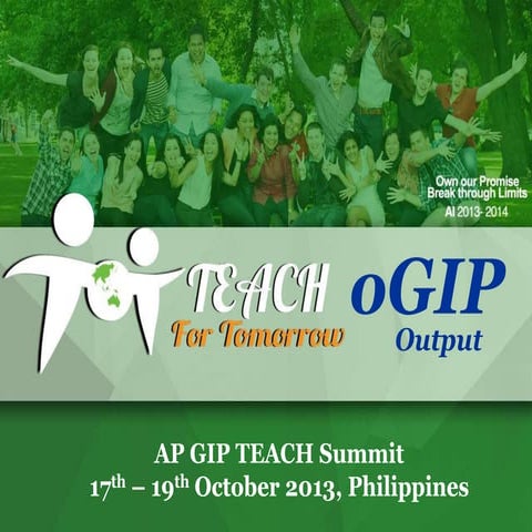 Teaching Summit - oGIP EP Recruitment | PPT