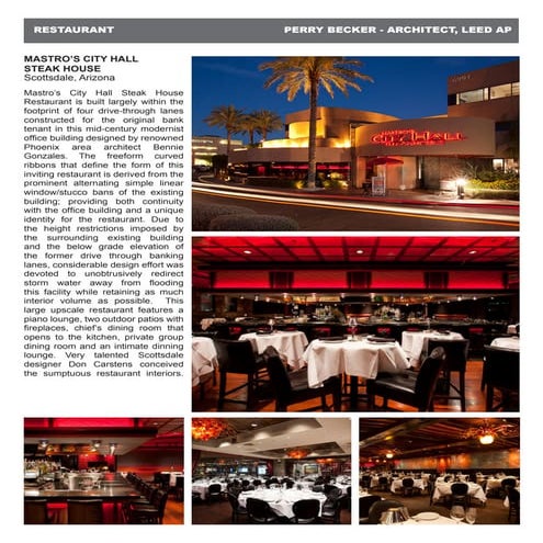 Selected Restaurant Projects | PDF