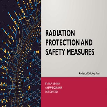 BASIC RADIATION SAFETY AWARENESS | PPTX