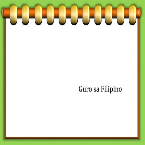 filipino presentation week 4 epiko ng pilipinas | PPTX