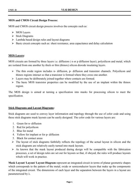 Lambda design rule | DOCX | 3-D Graphics | Computer Software and Applications